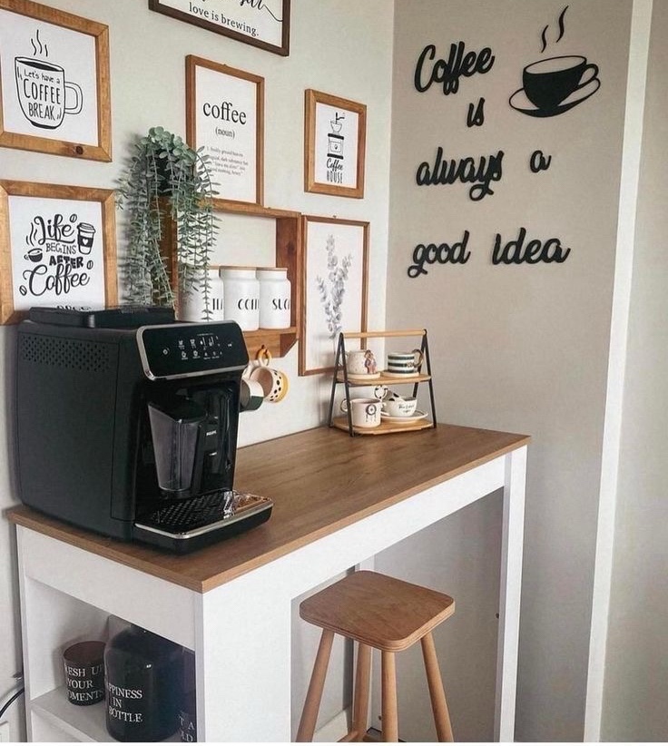 How to Create a Café-Inspired Coffee Corner at Home – Whimsical ...